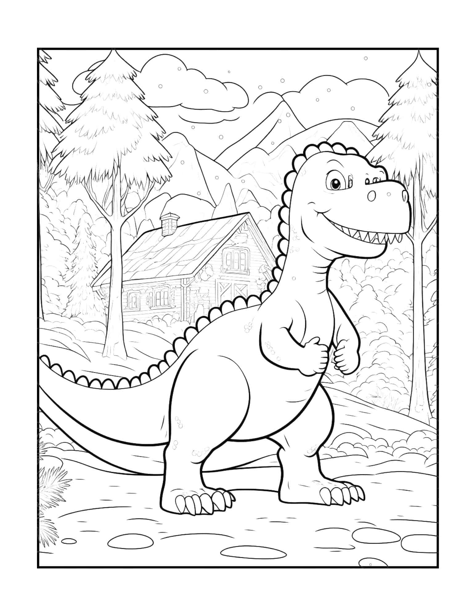 Free Dinosaur Coloring Pages For Teens And Adults - Free Kids ...